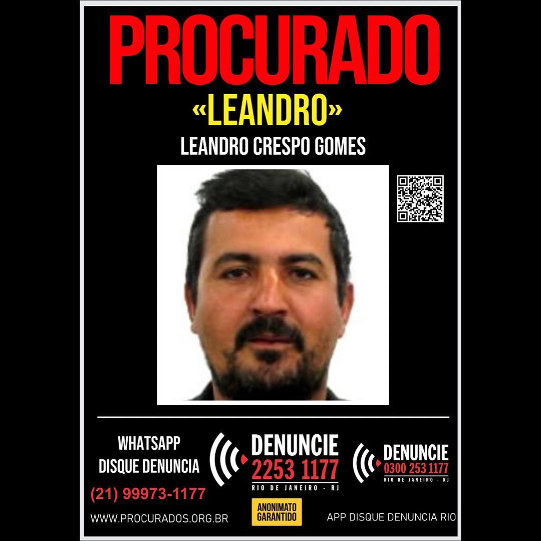 Disque Denúncia Divulga Cartaz Para Ajudar Na Busca Por Acusado De